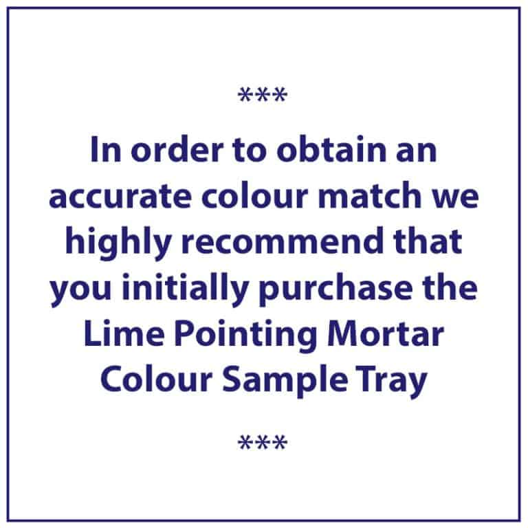 Pointing Mortar - Lime Based - 28 Colours and Various Grades