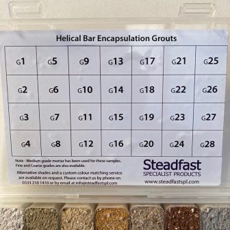 Lime Based Helical Bar Encapsulation Grout - Yes... Lime Based!